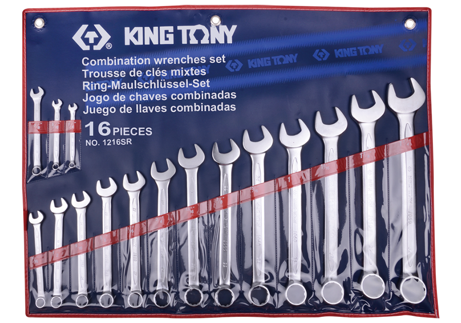 16PC.COMBINATION WRENCH SET SAE