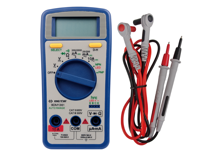 AUTORANGING DIGITAL MULTIMETER AC/DC 600V 10A