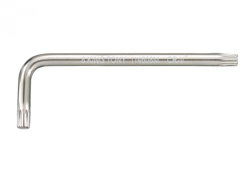 HEX KEY WITH SPLINE HEAD 8MM