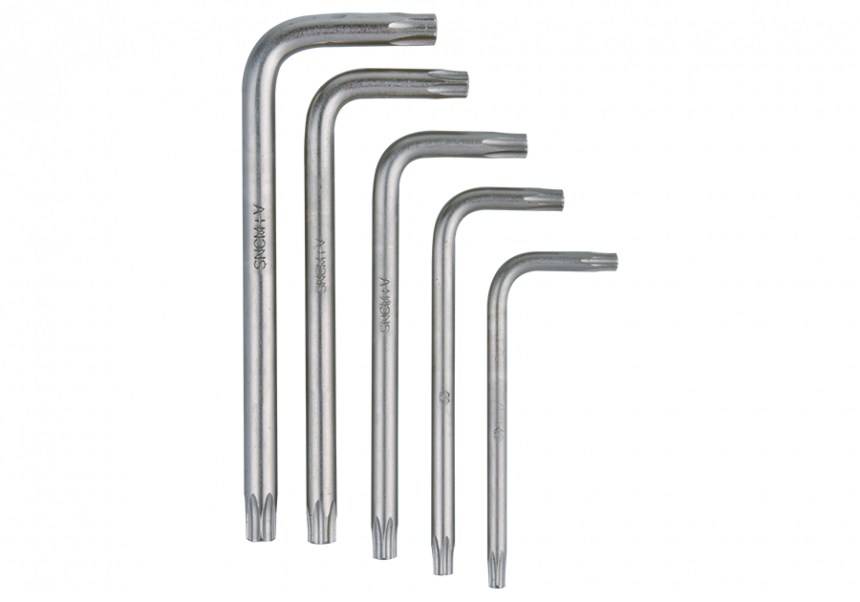 5PC.SPLINE L-WRENCH SET