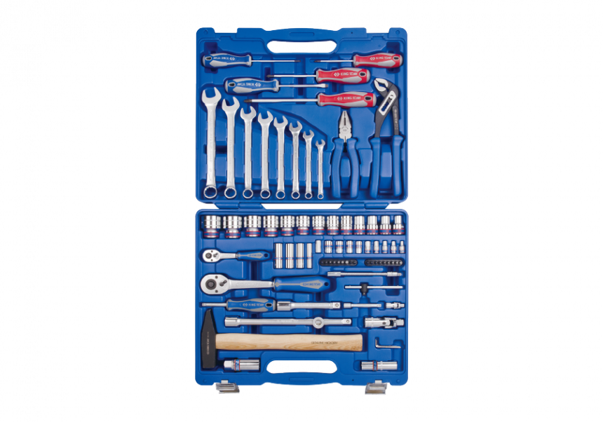 77PC.1/2"&1/4"DR.SOCKET SET 12PT METRIC