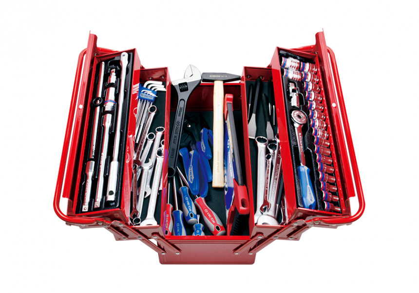 68PC.3 SECTION FOLD UP TOOL BOX SET