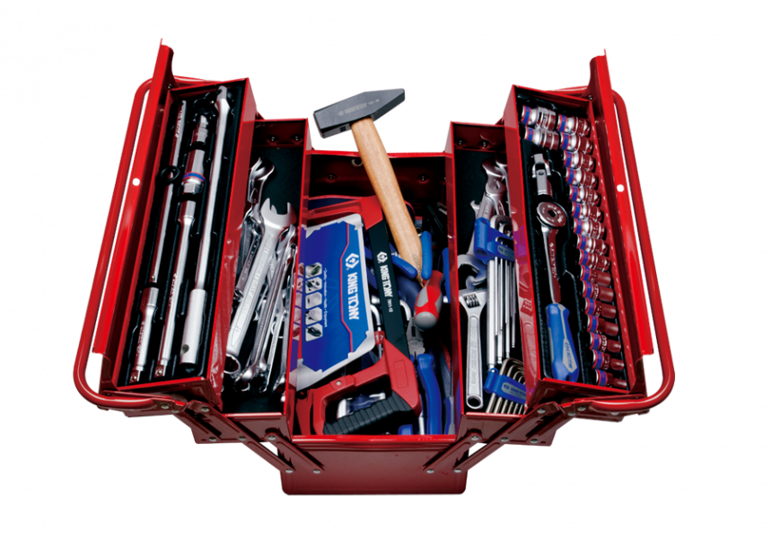 88PC.3 SECTION FOLD UP TOOL BOX SET
