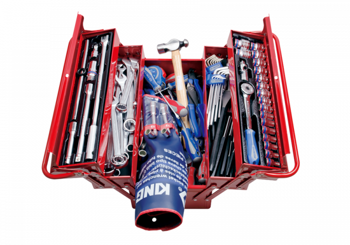 109PC.3 SECTION FOLD UP TOOL BOX SET