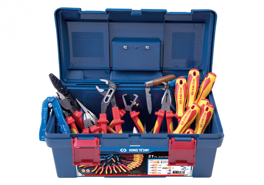21PC.ELECTRICIAN TOOL BOX