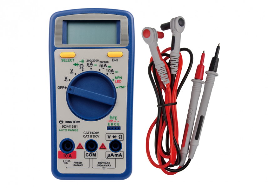 AUTORANGING DIGITAL MULTIMETER AC/DC 600V 10A